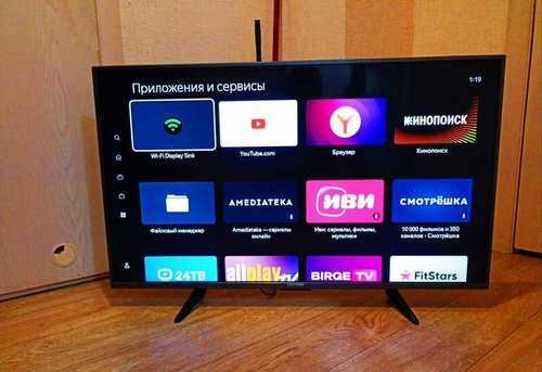 Телевизор Hartens 43 дюйма 110 см SMART TV Wi-Fi