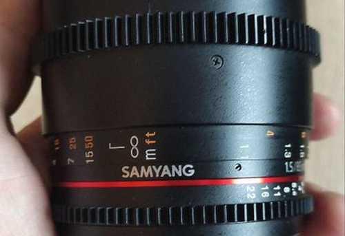 Объектив Samyang 85mm UMC II (Canon EF), ND фильтр