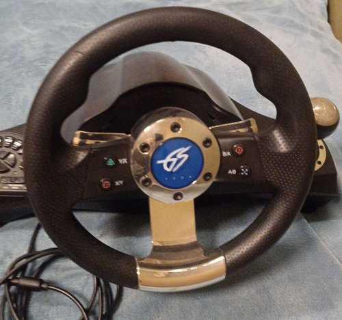 Игровой руль с педалями 270 градусов dexp wheelman