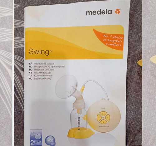 Молокоотсос medela электрический swing