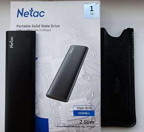 Внешний диск SSD Netac Z Slim 1TB
