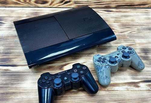 Sony PlayStation 3 Super Slim 500Gb + 2 Геймпада +
