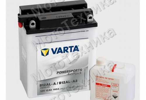 Мото аккумулятор varta 12Ah 160A 136/82/161