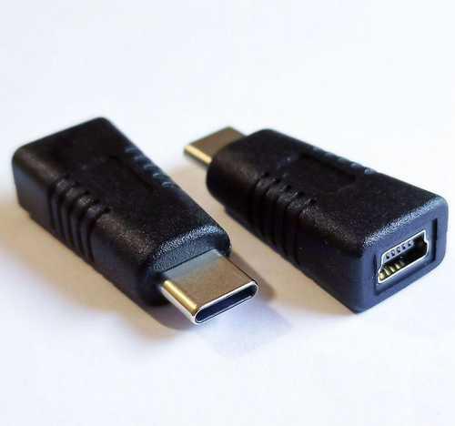 Переходник mini USB на Type-C адаптер