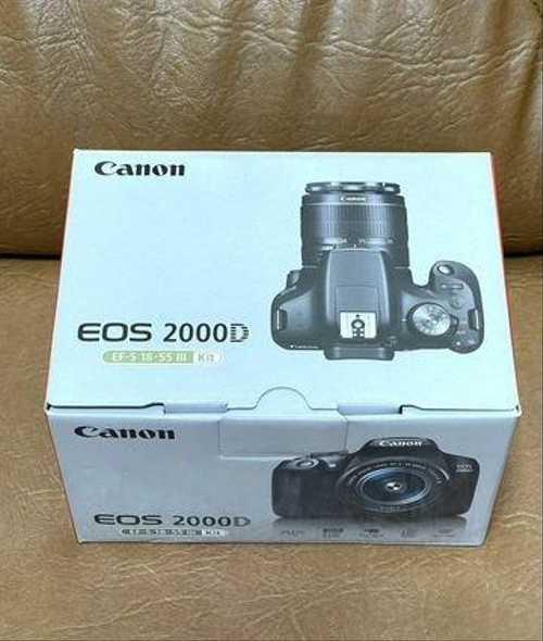 Canon EOS 2000D Kit EF-S 18-55mm III Новый