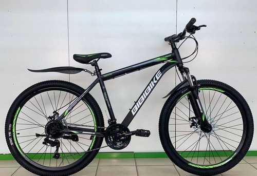 Велосипед горный Черный-зеленый
