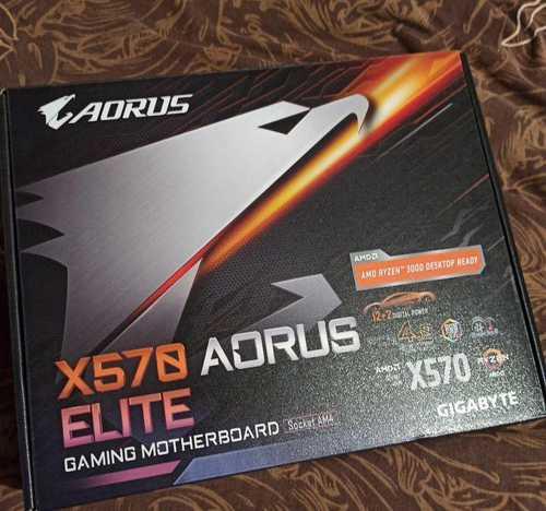 Материнская плата gigabyte x570 aorus elite