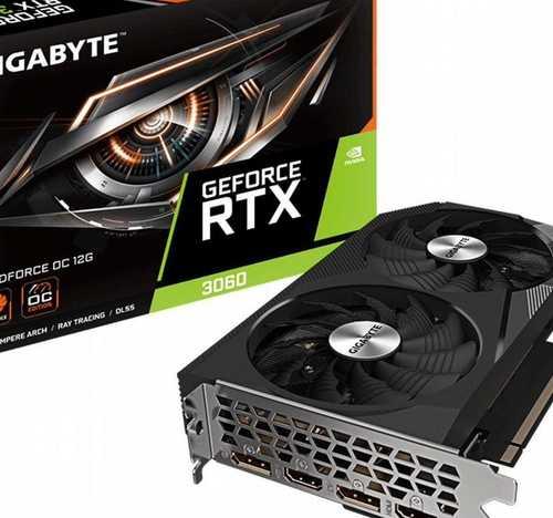 Новая Gigabyte GeForce RTX 3060 WindForce OC 12Gb