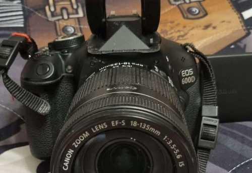 Зеркальный фотоаппарат canon 600d EFS 18-135 mm