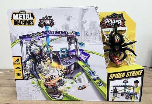 Трек Zuru metal machines spider strike паук