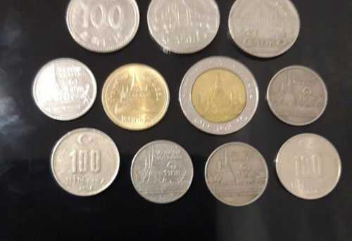 Монеты Тайланд, Южная Корея, Турция