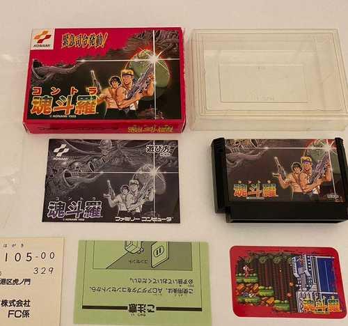 Картридж Contra - nintendo, famicom