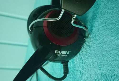 Продаю наушники с микрофоном sven AP-640
