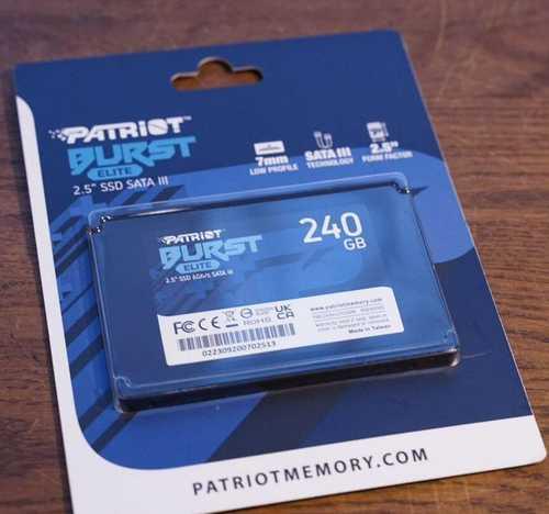 SSD Patriot Burst Elite 240Gb (Новый)