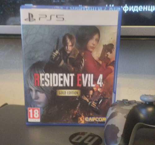 Resident evil 4 remake ps5 диск бу