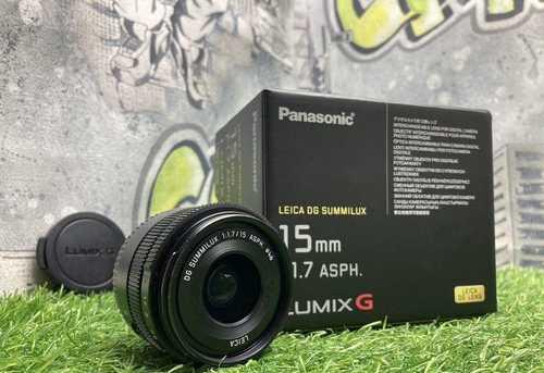 Panasonic Leica DG Summilux 15mm 1.7 Asph