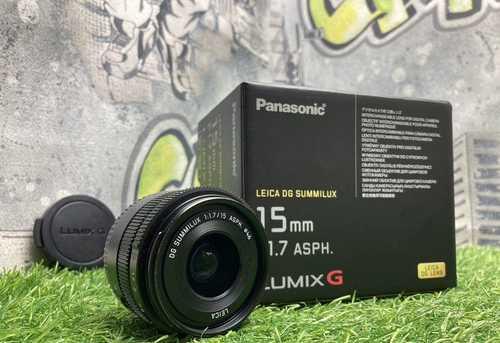 Panasonic Leica DG Summilux 15mm 1.7 Asph