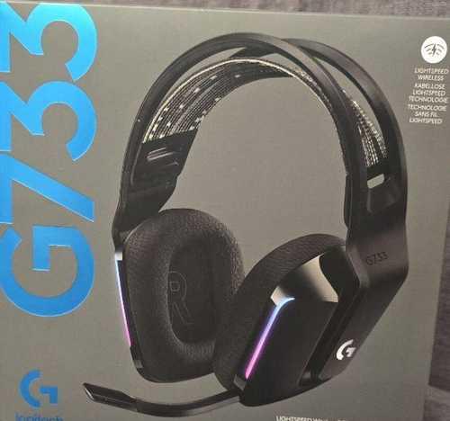 Игровые наушники Logitech G733 lightspeed Black