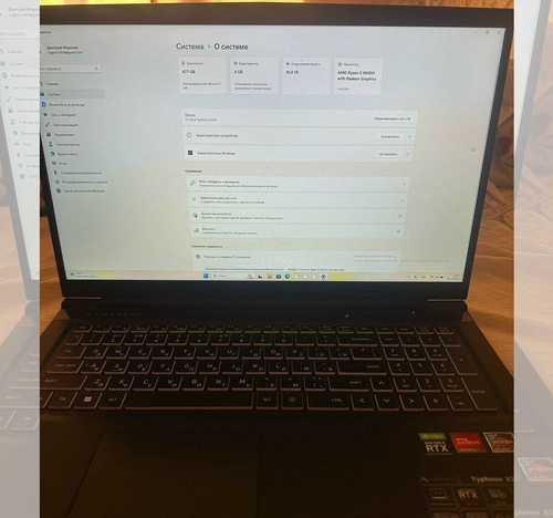 17.3" MAIBENBEN X17A, Ryzen 5, RAM 16ГБ, 512 ГБ, GeForce RTX 3050 4 ГБ