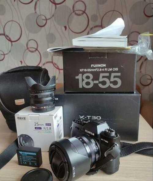 Fujifilm X-T30 с объективом Fujinon XF 18-55mm