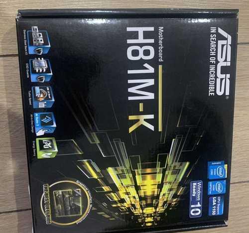 Материнская плата asus h81m k lga 1150