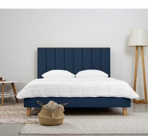Кровать Скаун 140 Velvet Blue