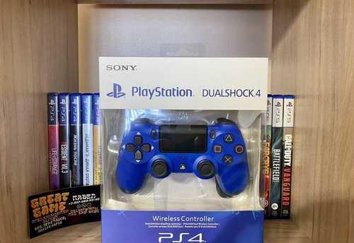Геймпад Replica PS4 v2 PlayStation Blue/Синий (Нов