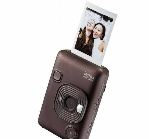 Моментальная фотокамера Fujifilm Instax Mini LiPlay Hybrid Deep Bronze