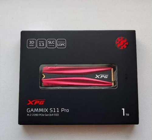 Новый M2 SSD adata gammix S11 PRO 1 TB