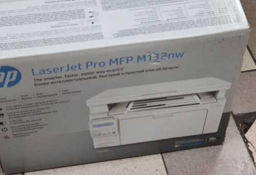 Мфу лазерное HP LaserJet Pro M132nw, ч/б, A4