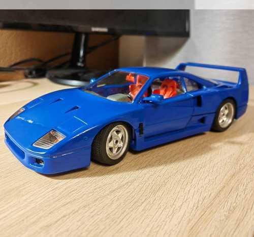 Модель Ferrari F40, Bburago, масштаб 1/18