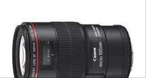 Объектив Canon EF 100mm f/2.8L Macro IS USM