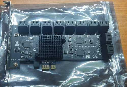 Контроллер PCI-E 1X на 20 Port SATA3.0 HDD