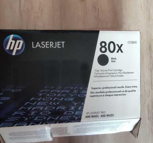 Картридж HP 80X, черный / CF280X