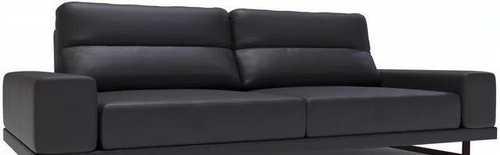 Прямой кожаный диван Рипозо (Лофт) 1