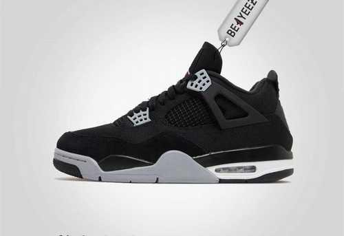 Nike Air Jordan 4 Retro Black Canvas Оригинал