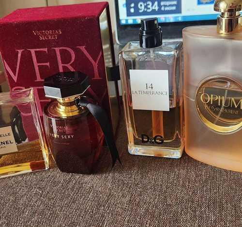 Chanel, d & g, ysl, victoria secret парфюм