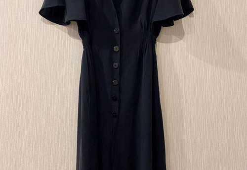 Длинное черное платье Zara