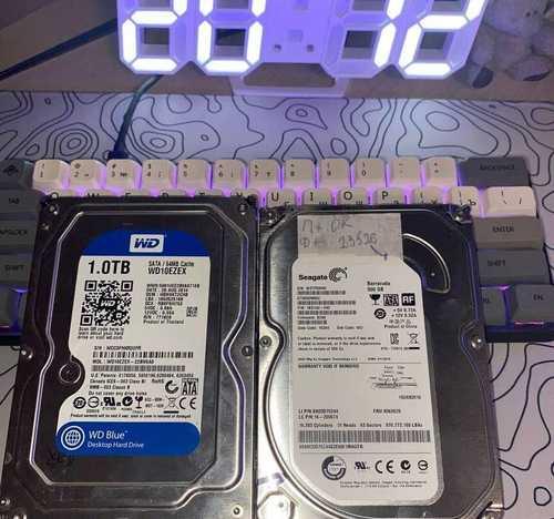 Жесткие диски 500gb и 1tb