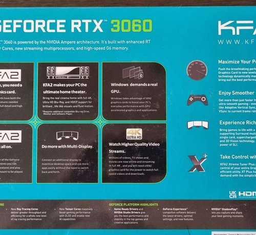 Видеокарта KFA2 GeForce RTX 3060 X Black