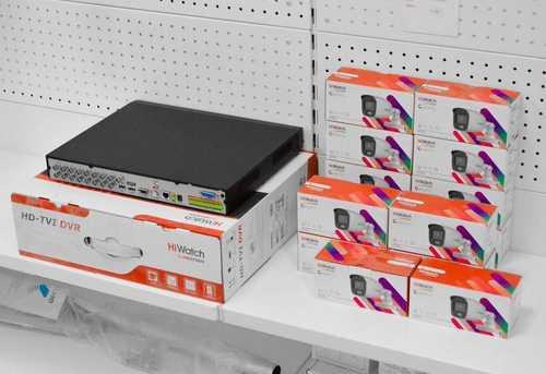 Камеры HiWatch 5MP ColorVu + регистратор