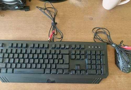 Комплект клавиатура и мышь bloody