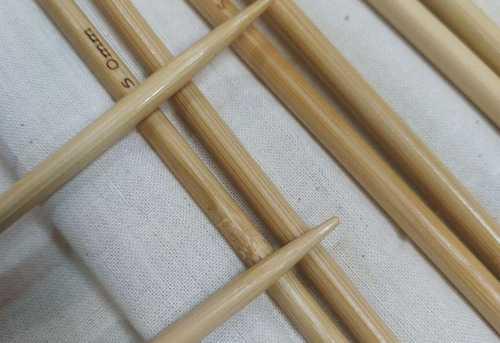 Спицы прямые бамбук