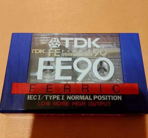 Новая аудиокассета TDK FE-90