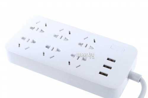 Удлинитель Xiaomi Mi Power Strip Sockets 6 USB 3