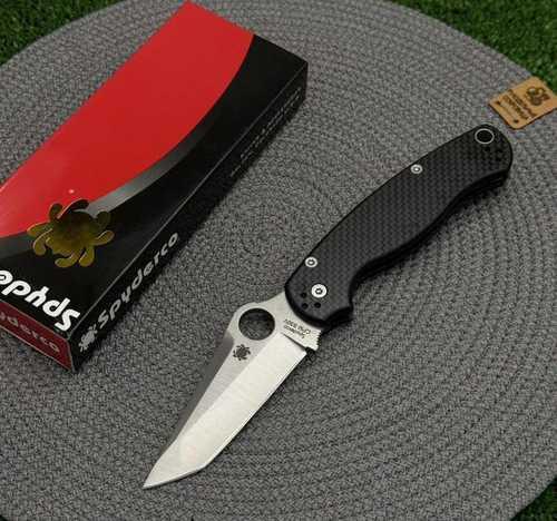 Нож складной spyderco paramillitary 2 carbon