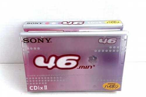 Аудиокассета кассета Sony CDix II 46 - 2000 г