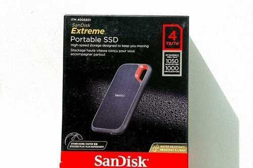 Sandisk Extreme Portable SSD 4Tb V2 новый