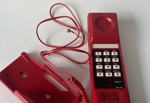 Красный электронный телефон бу
