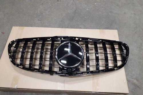 Решетка радиатора mercedes W212 рестайлинг GT